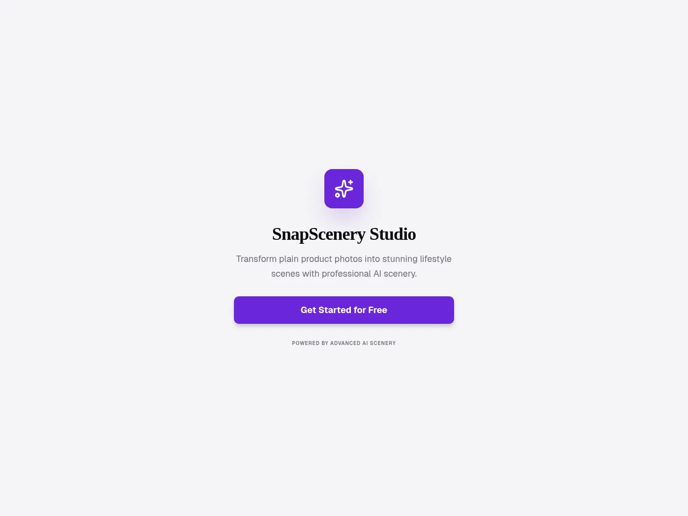 SnapScenery AI Studio
