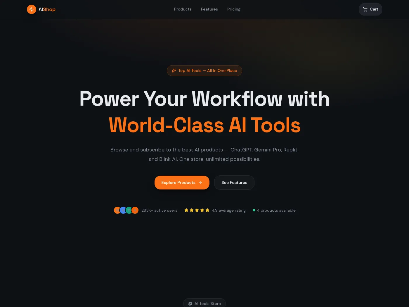 AI Product Shop