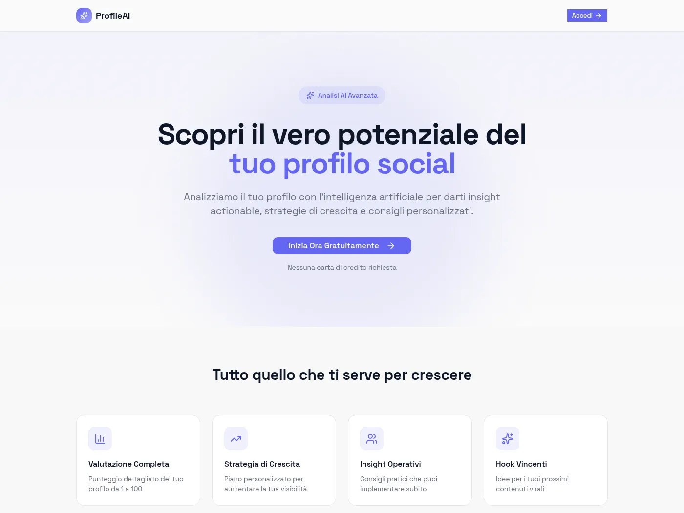AI Social Profile Analyzer