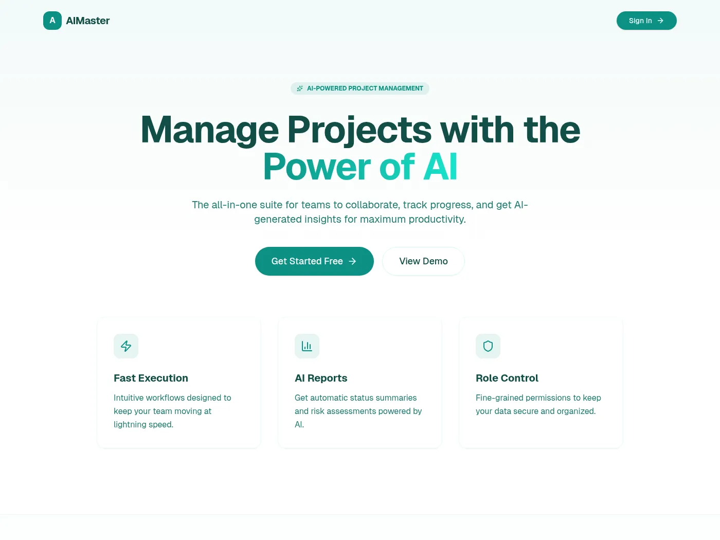 AIMaster Project Suite