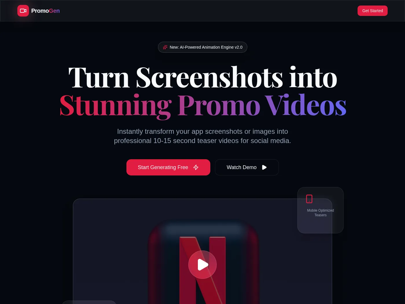 PromoGen Video Maker