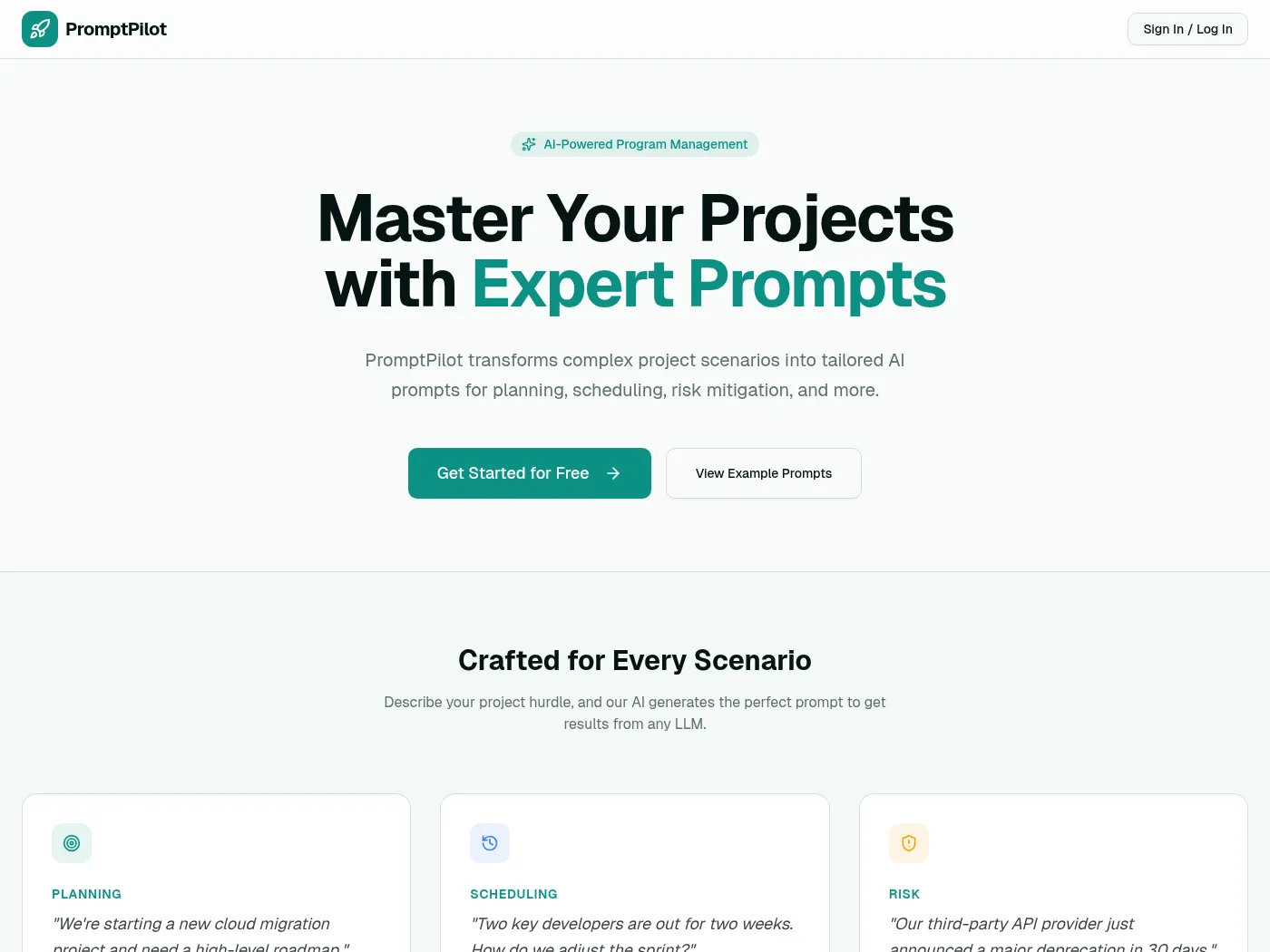 PromptPilot AI Workspace