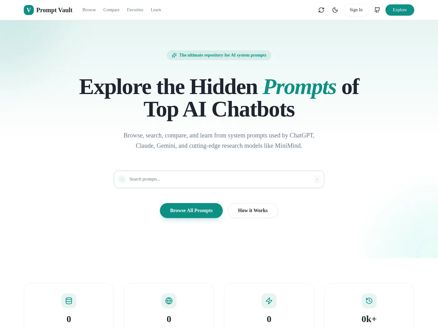 AI Prompt Vault