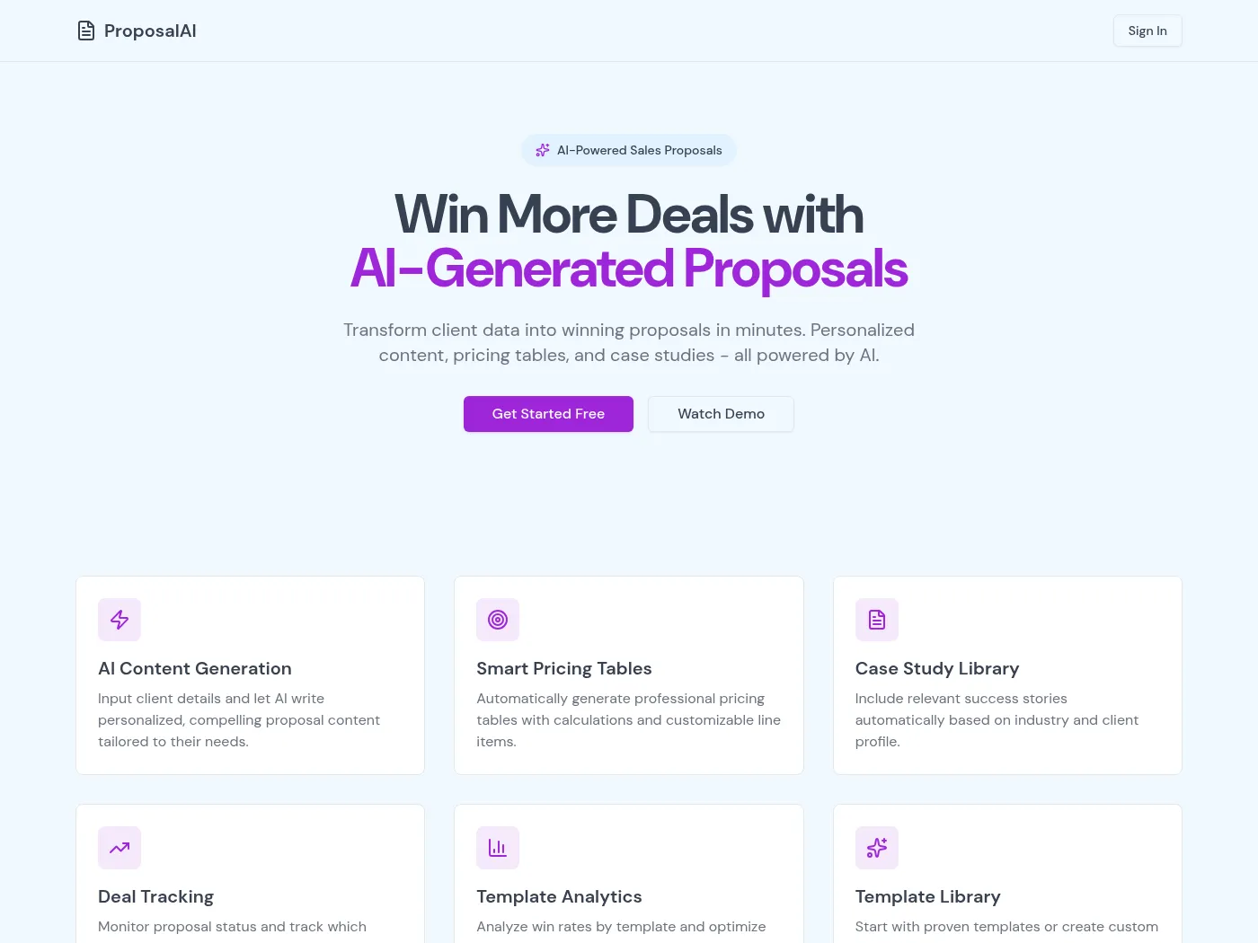 AI Proposal Generator