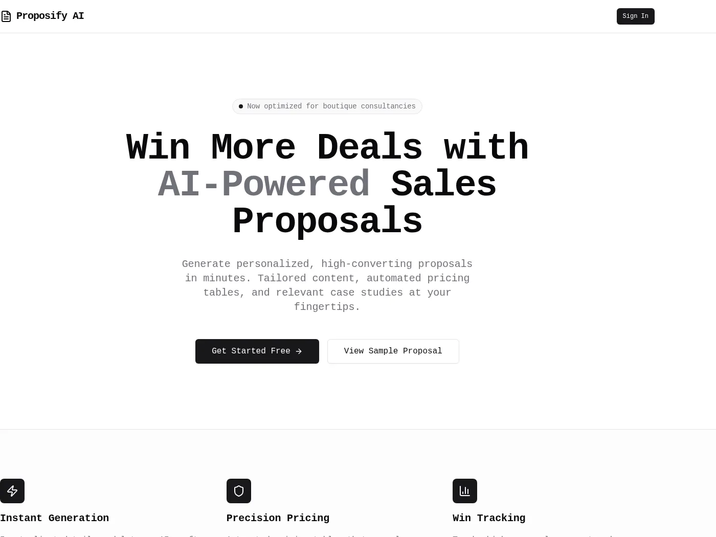 Proposify AI