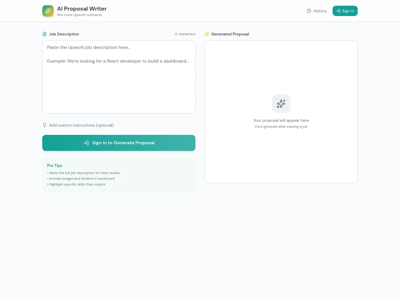 AI Proposal Writer