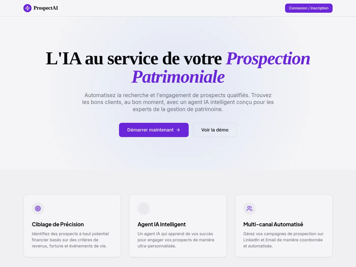 ProspectAI Patrimoine