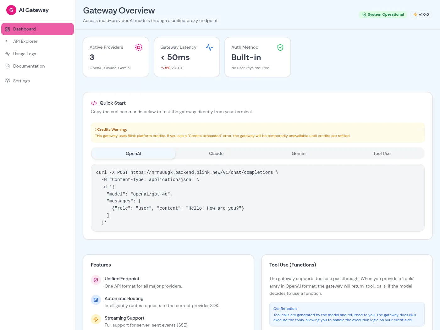 AI Proxy Gateway