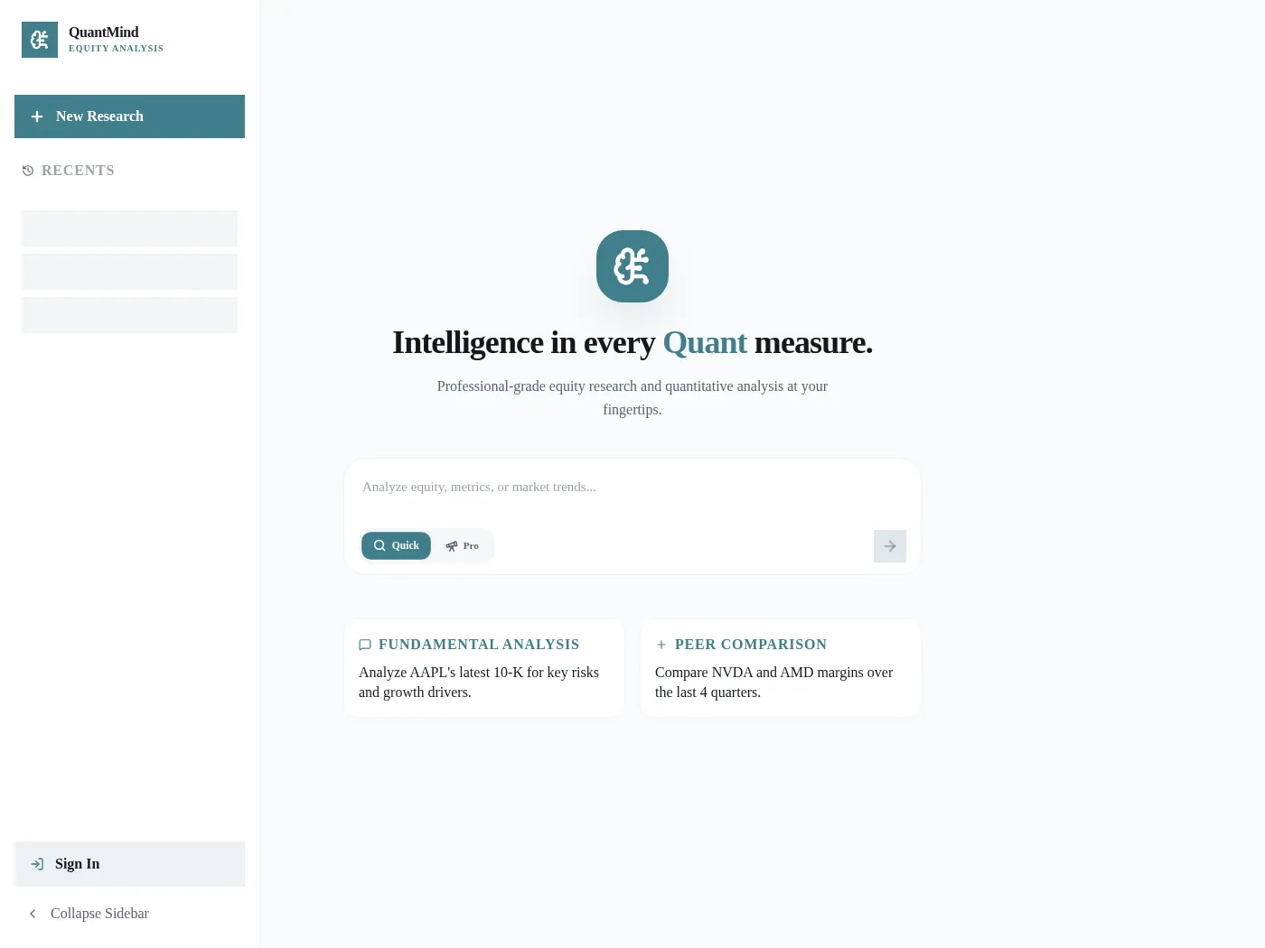 AI Quant Researcher