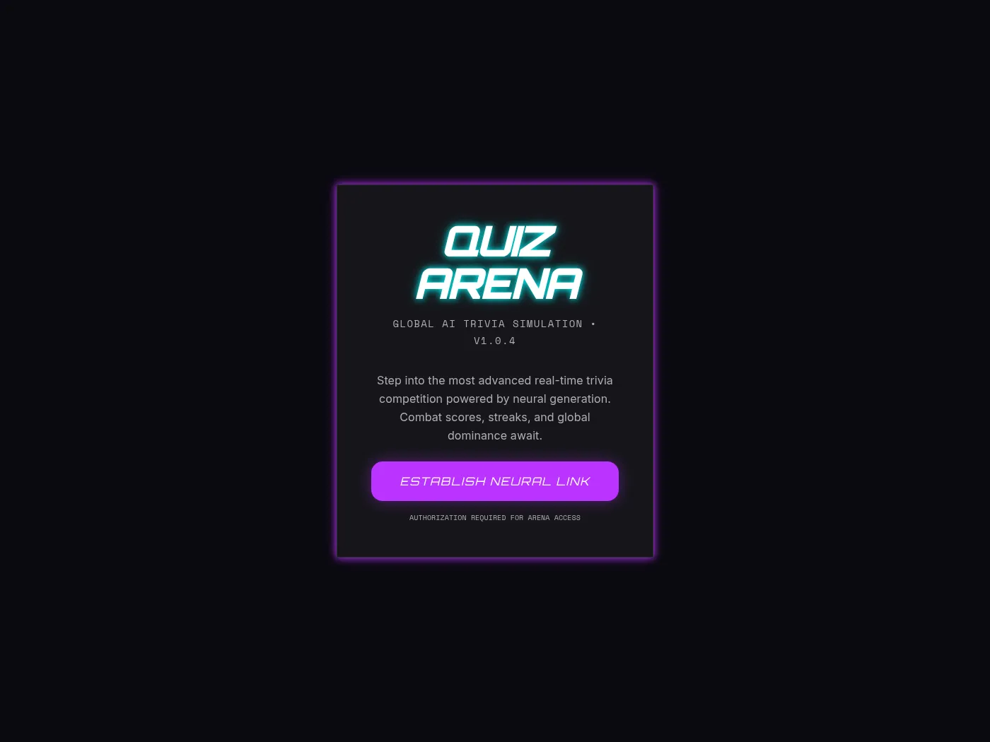 AI Quiz Arena