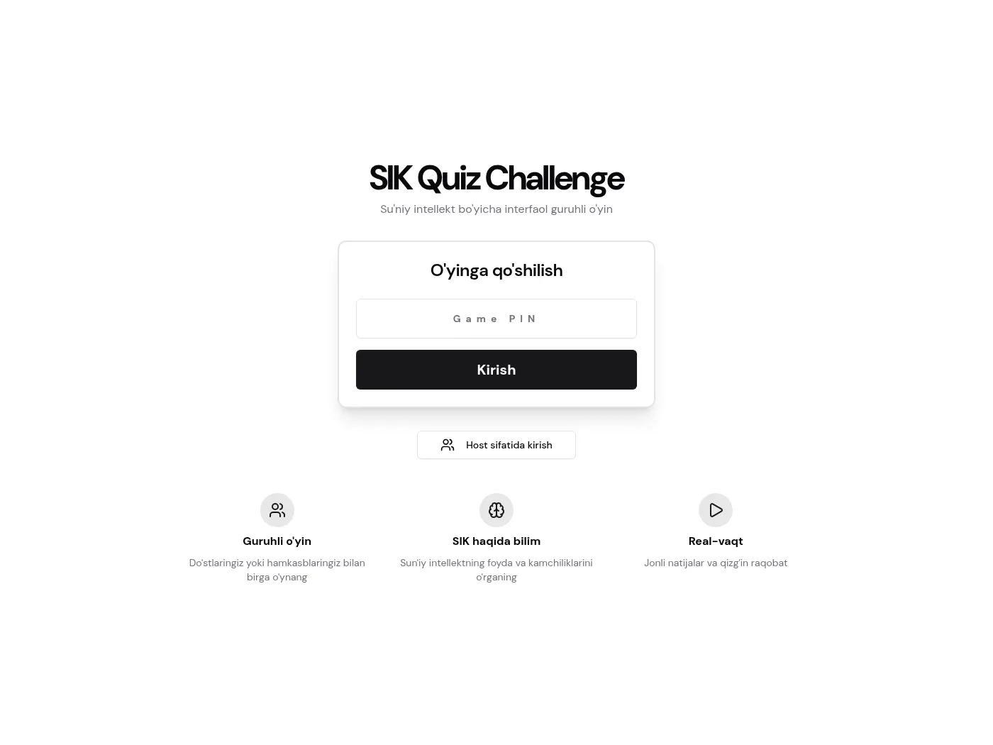 AI Quiz Challenge