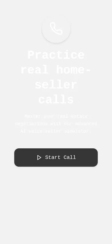 AI Real Estate Roleplay