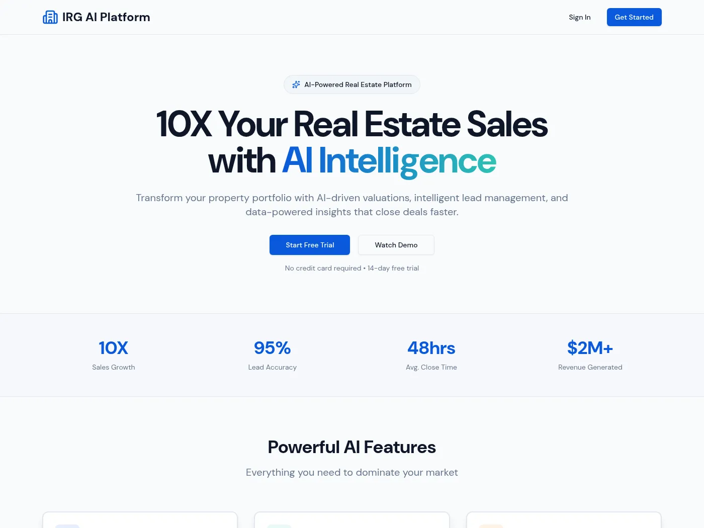 AI Real Estate Platform
