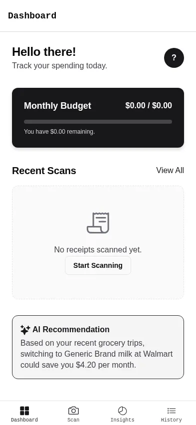 SmartReceipt Analyzer