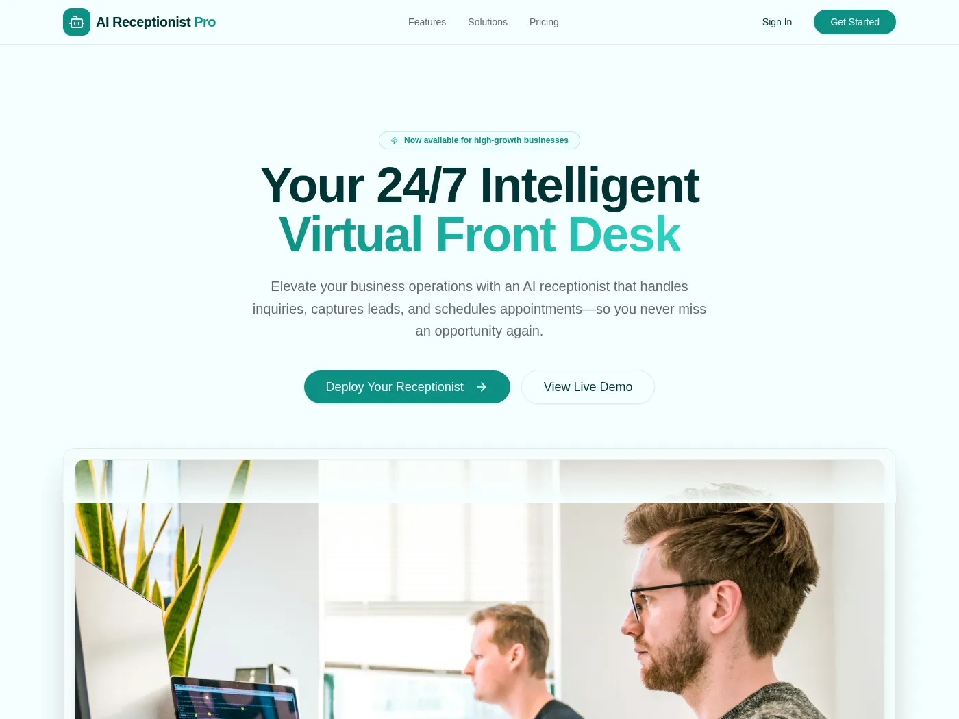 AI Receptionist Pro