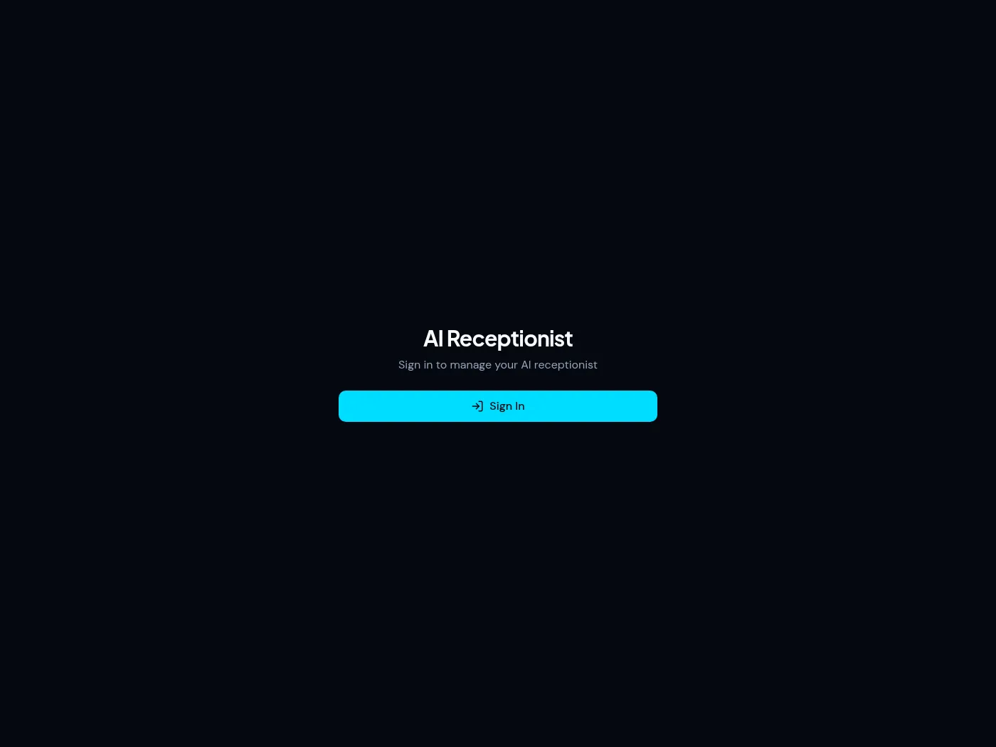 AI Receptionist Platform
