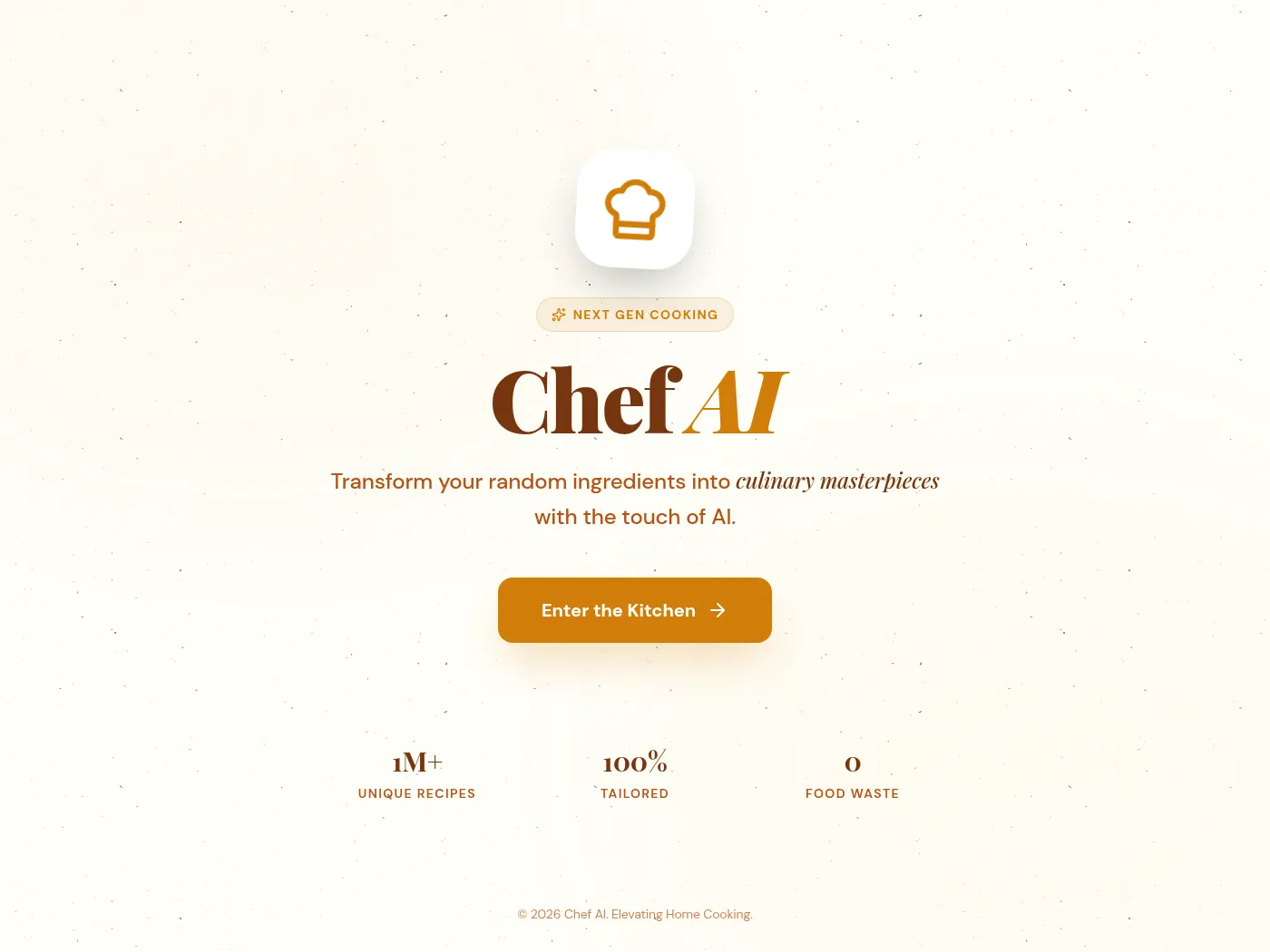 AI Recipe Generator