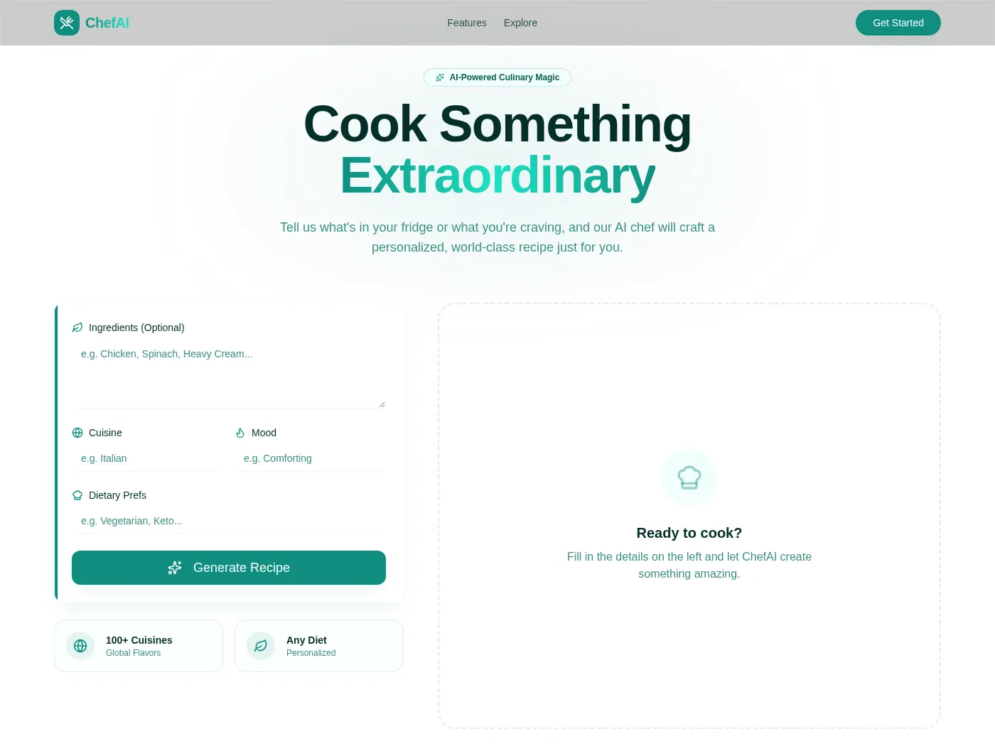 AI Recipe Creator