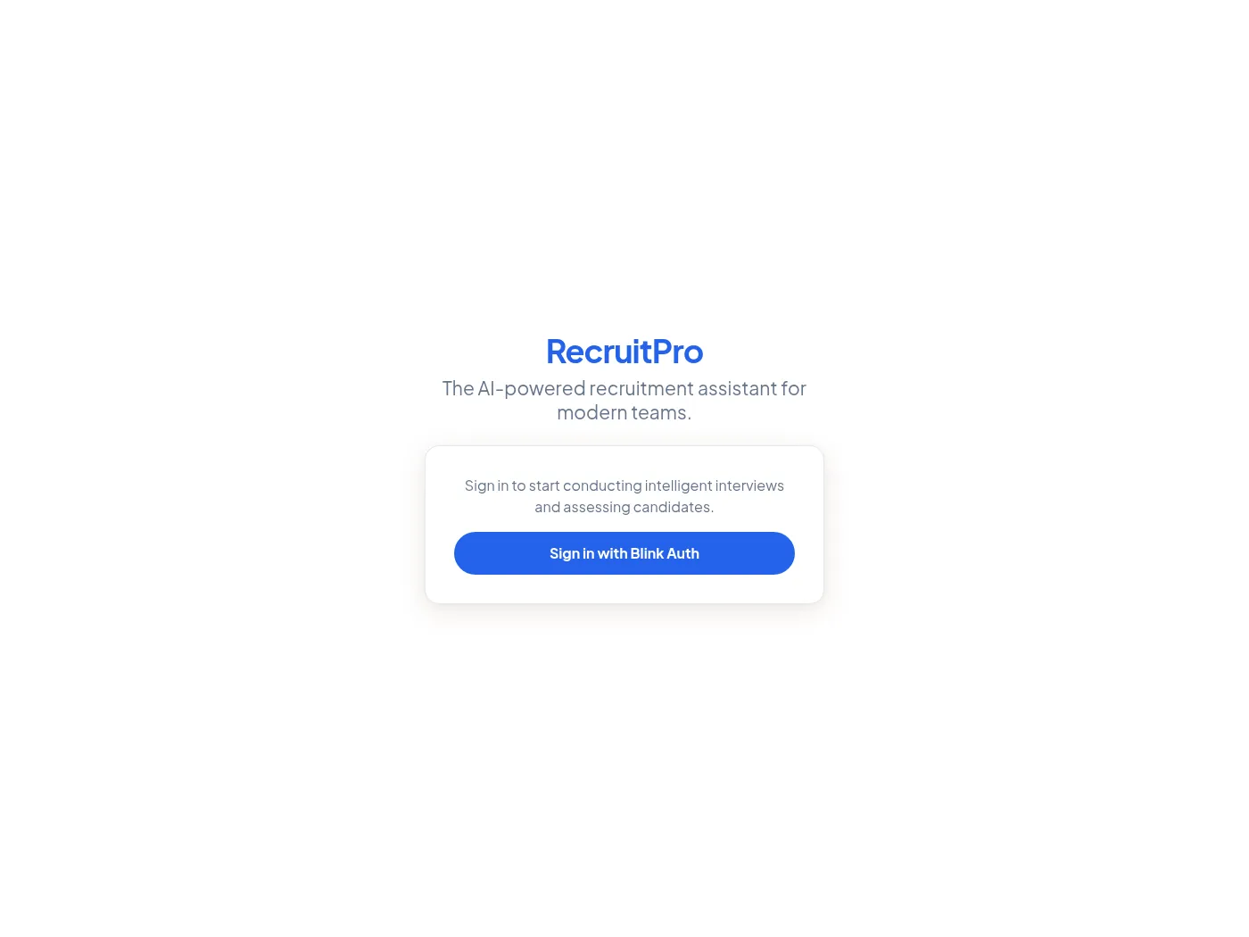 AI RecruitPro Assistant