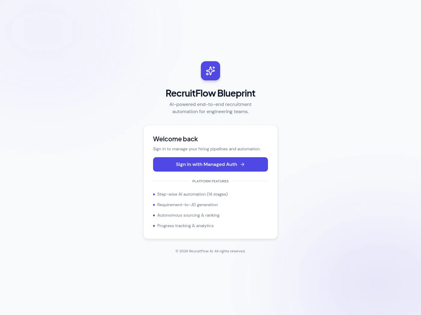 AI RecruitFlow Blueprint