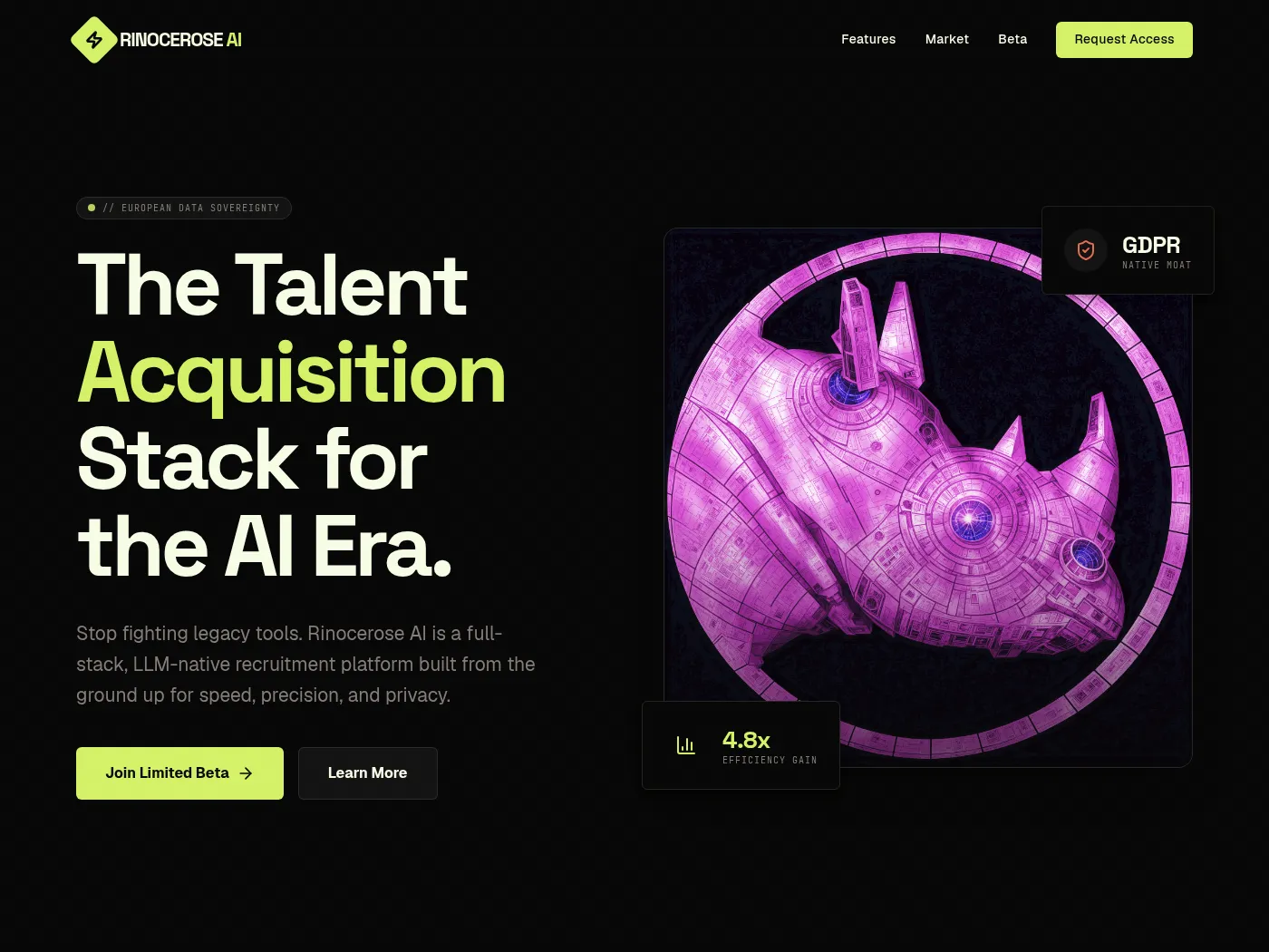 AI Recruitment Assistant Landing