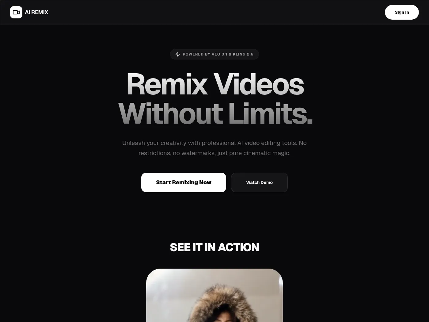 AI Remix Video Studio