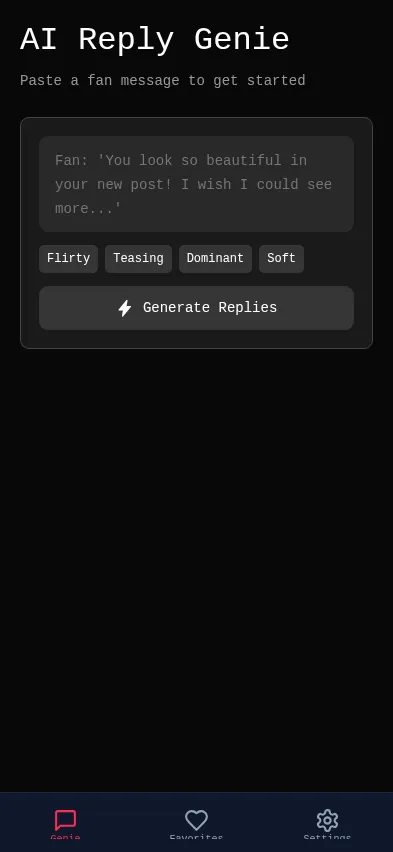 Creator AI Reply Genie