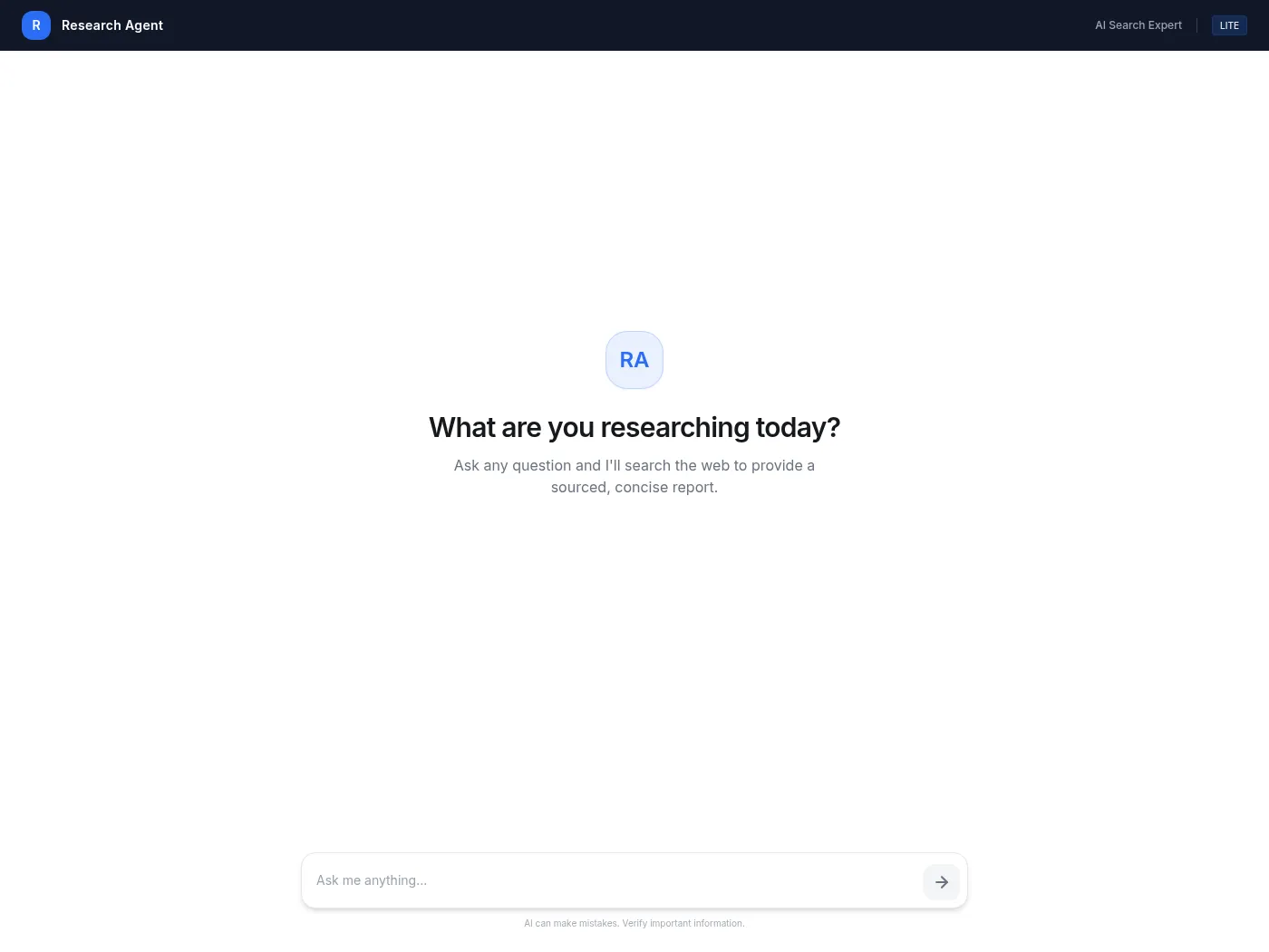 Research Agent Lite