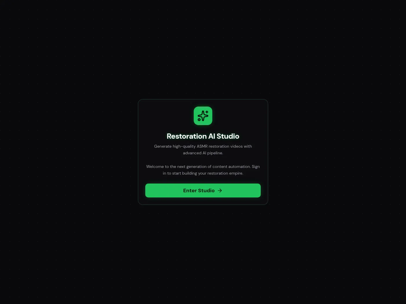 Restoration AI Studio