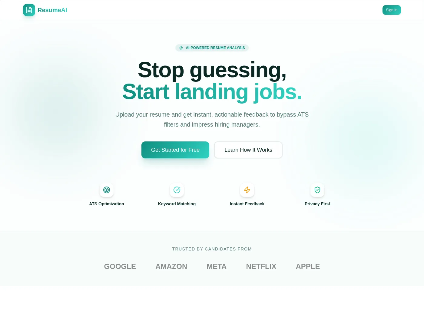 AI Resume Analyzer
