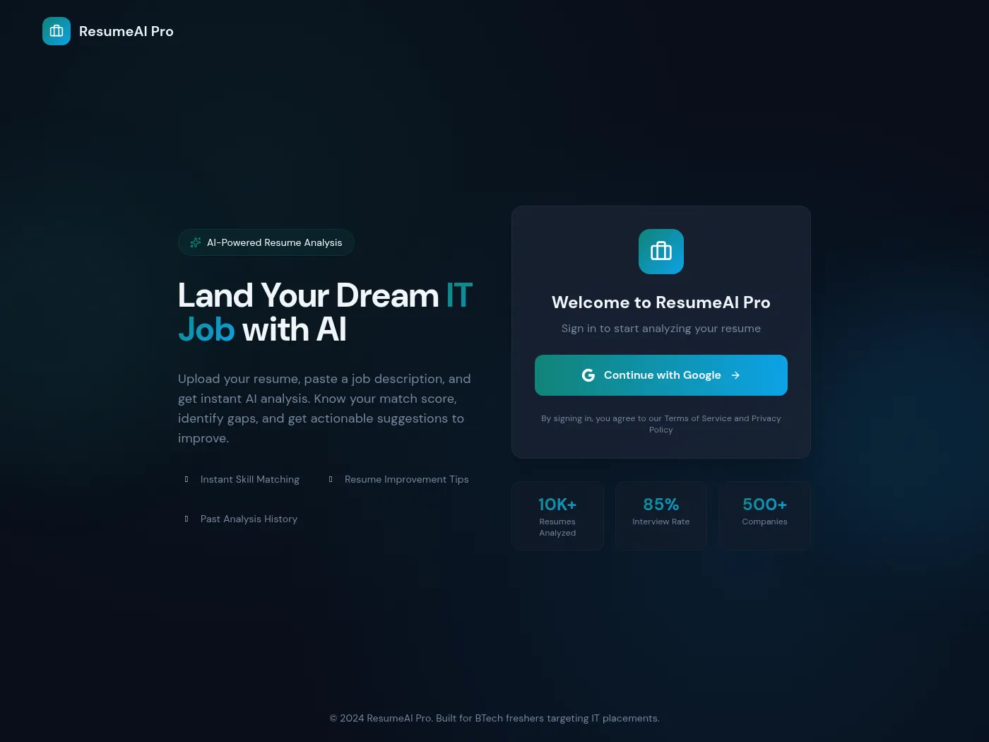 AI Resume Analyzer Pro