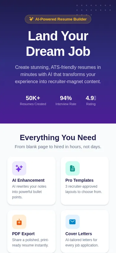AI Resume Genie