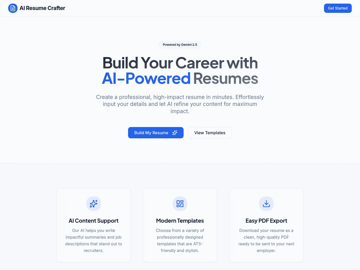 AI Resume Crafter