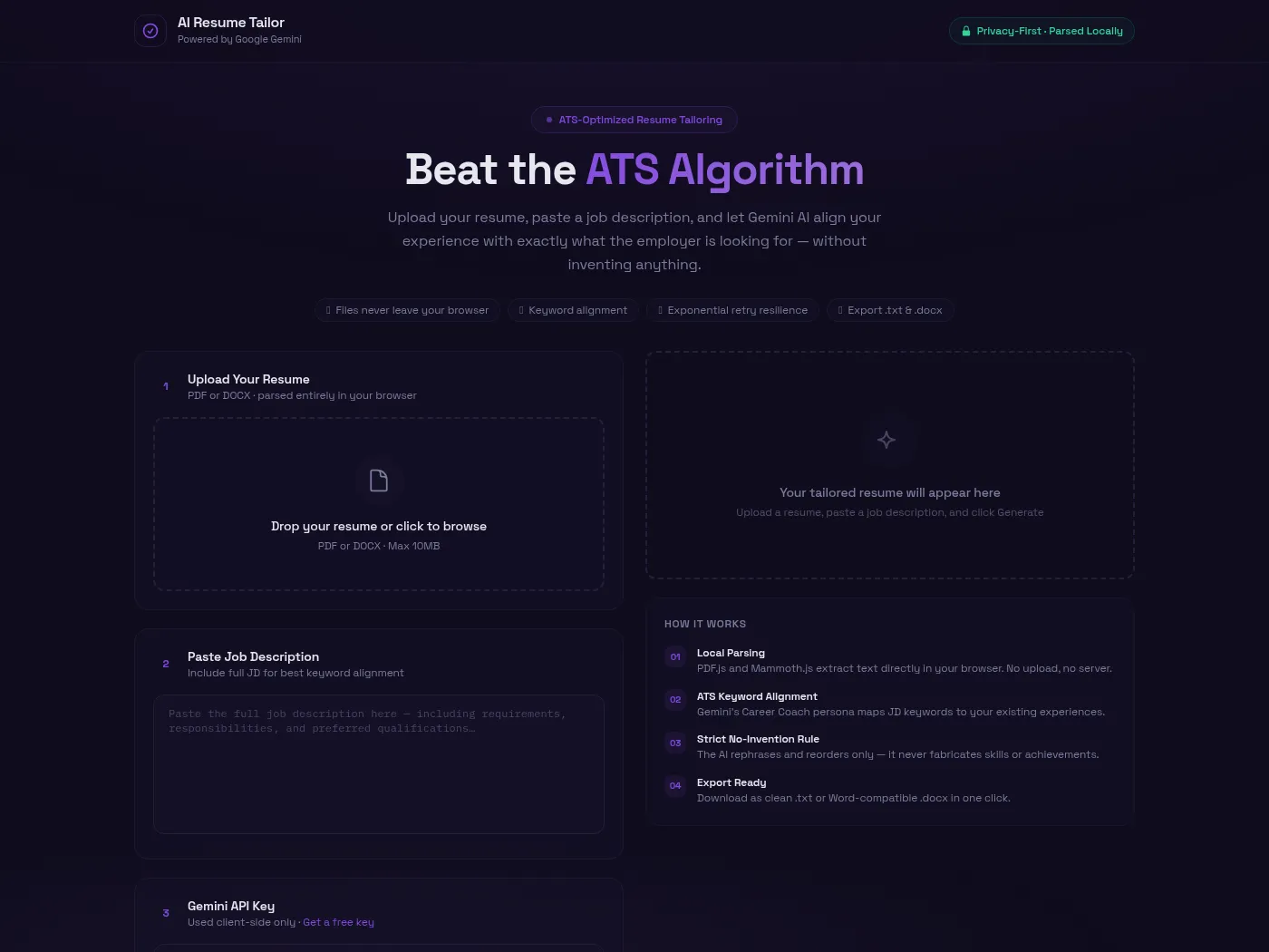 AI Resume Tailor
