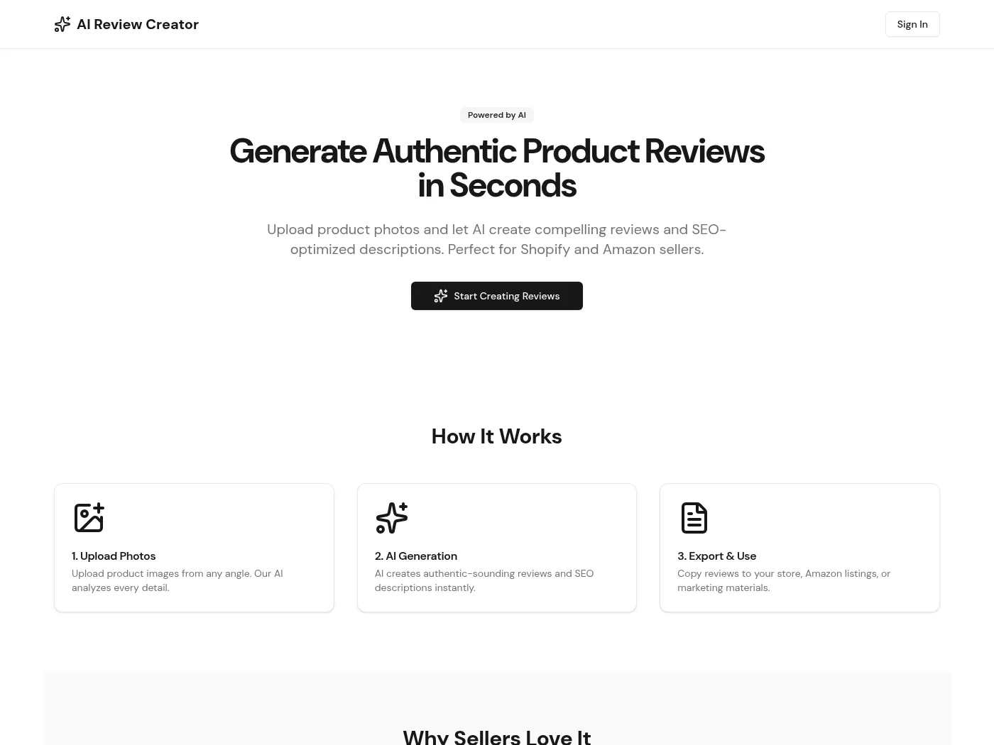AI Review Creator
