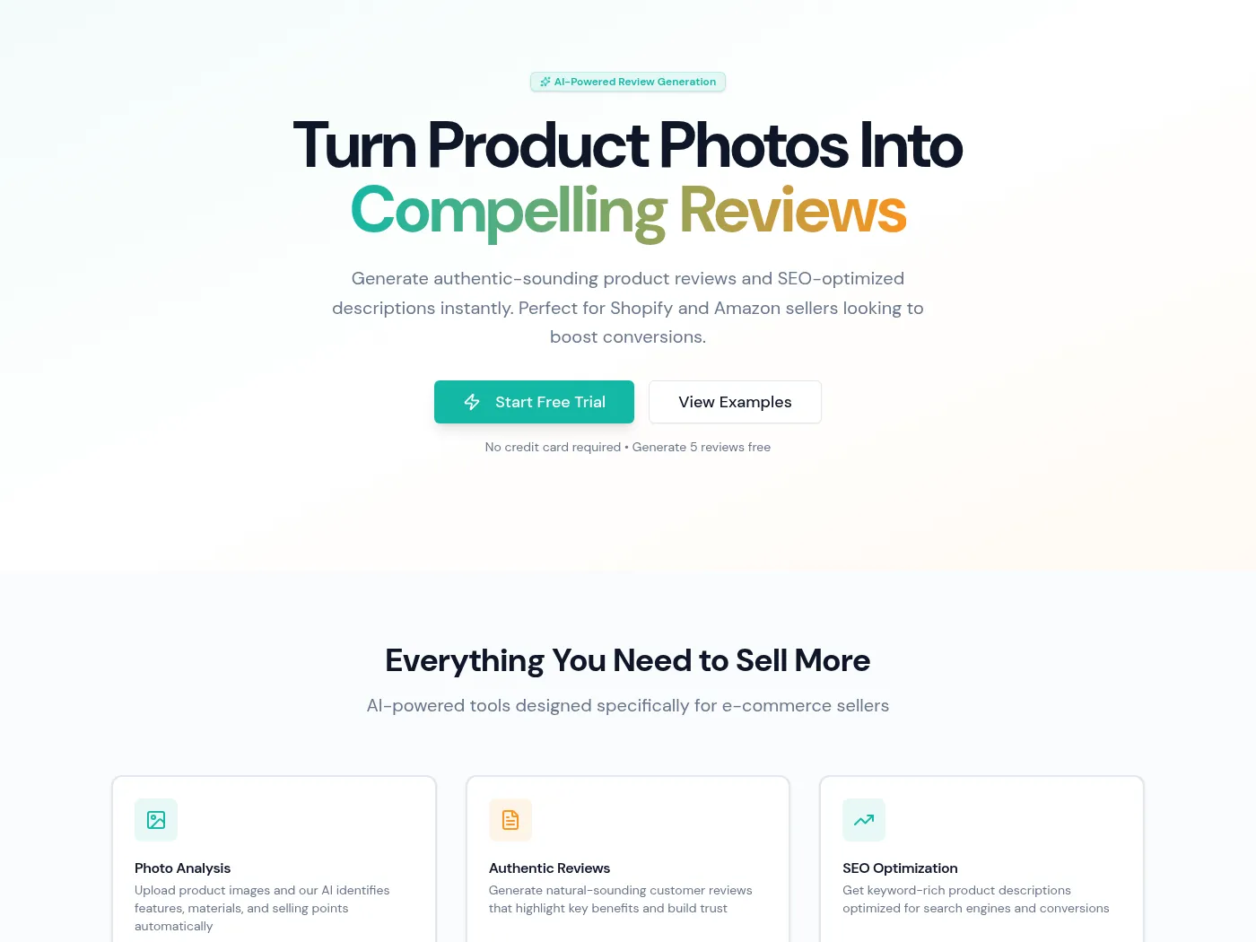 AI Product Review Generator