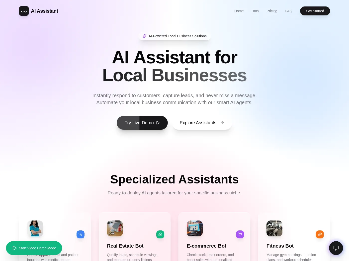 AI SaaS Demo Video