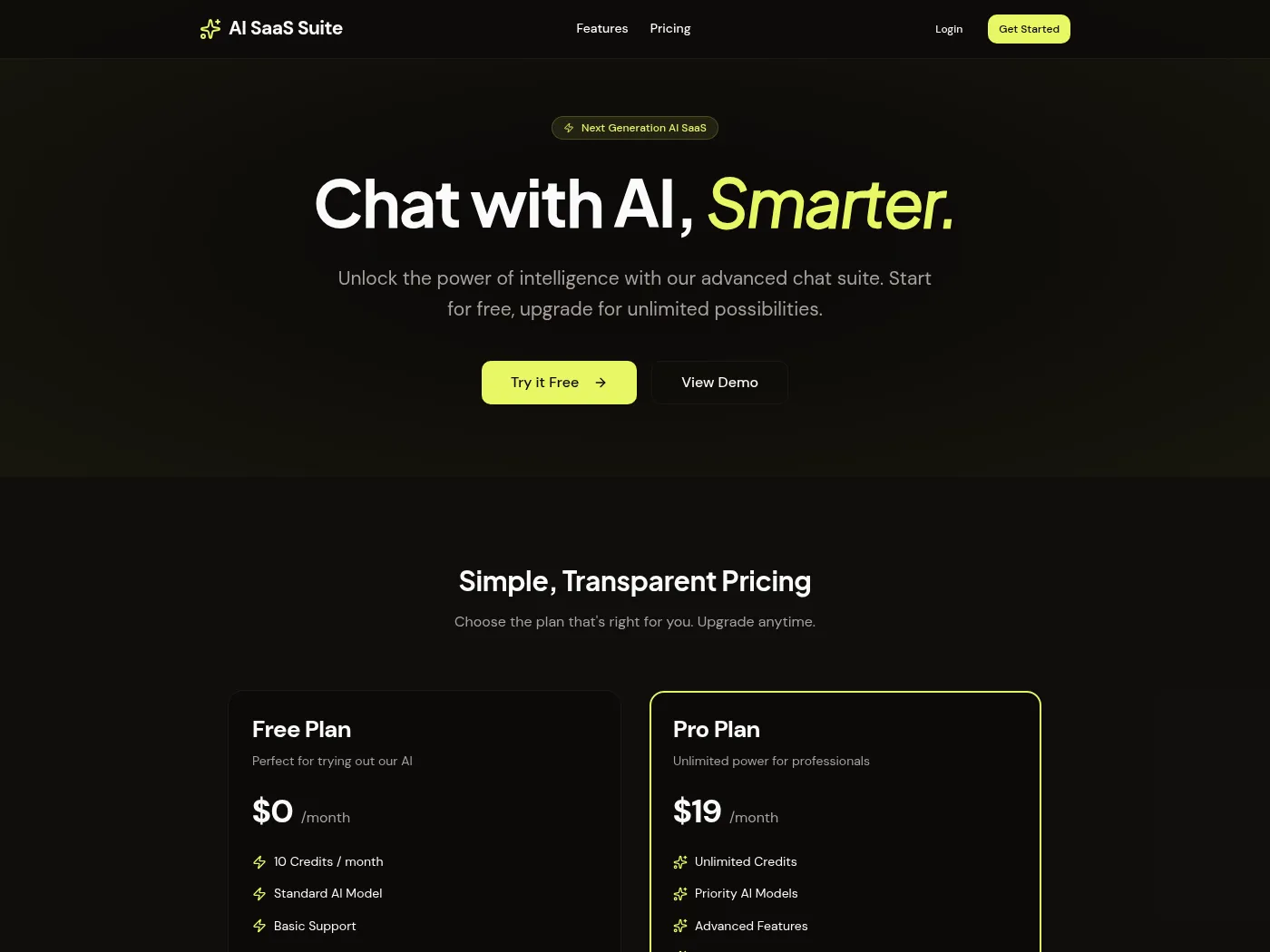AI SaaS Pro Suite
