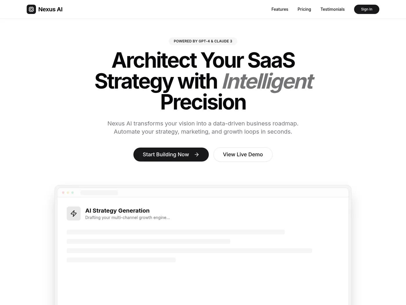 AI SaaS Platform