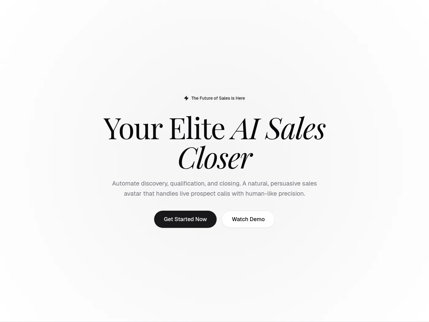 AI Sales Closer