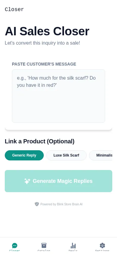 AI Sales Closer