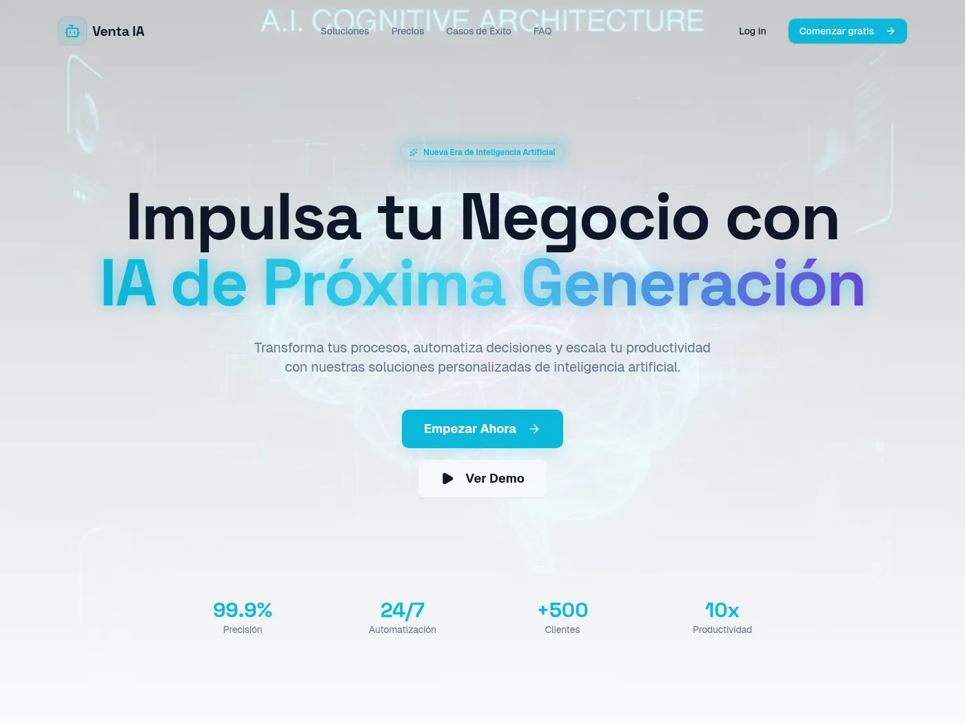 Venta IA Webpage