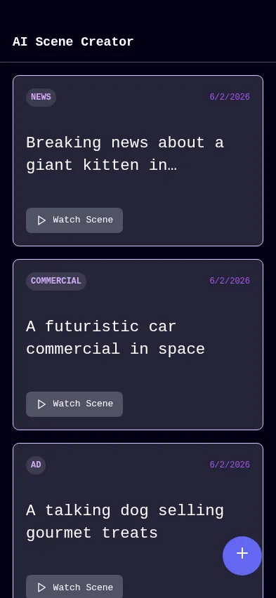 AI Scene Creator