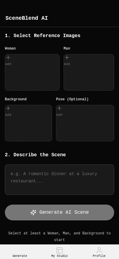 AI Scene Photo Generator