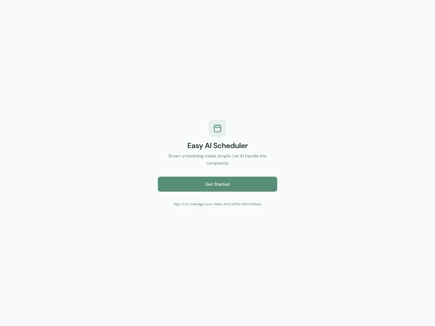 Easy AI Scheduler