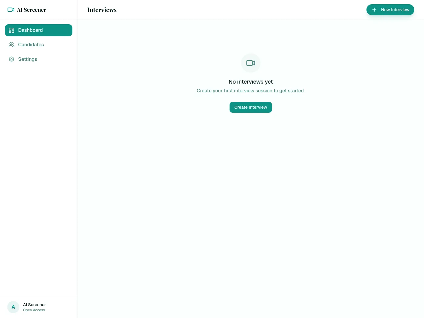 AI Interview Screener