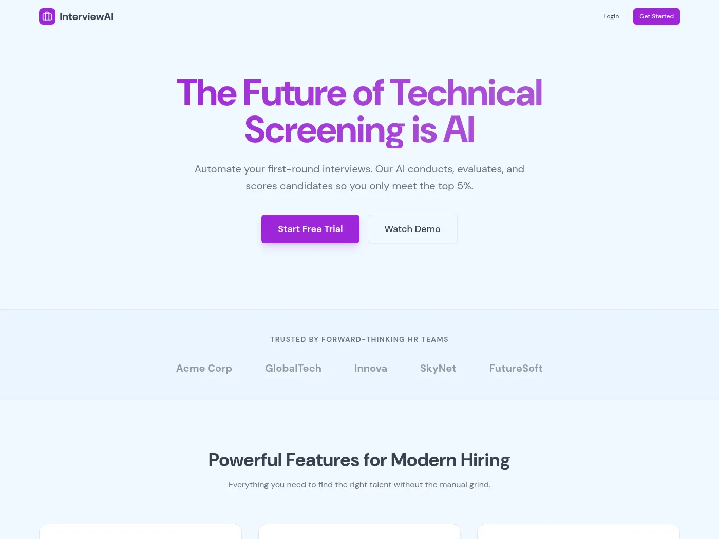 AI Interview Screener