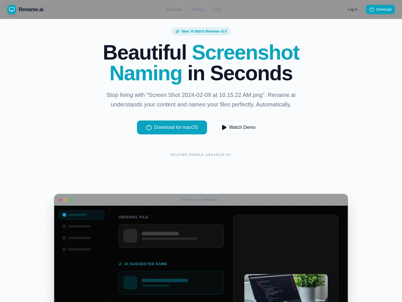 AI Screenshot Renamer