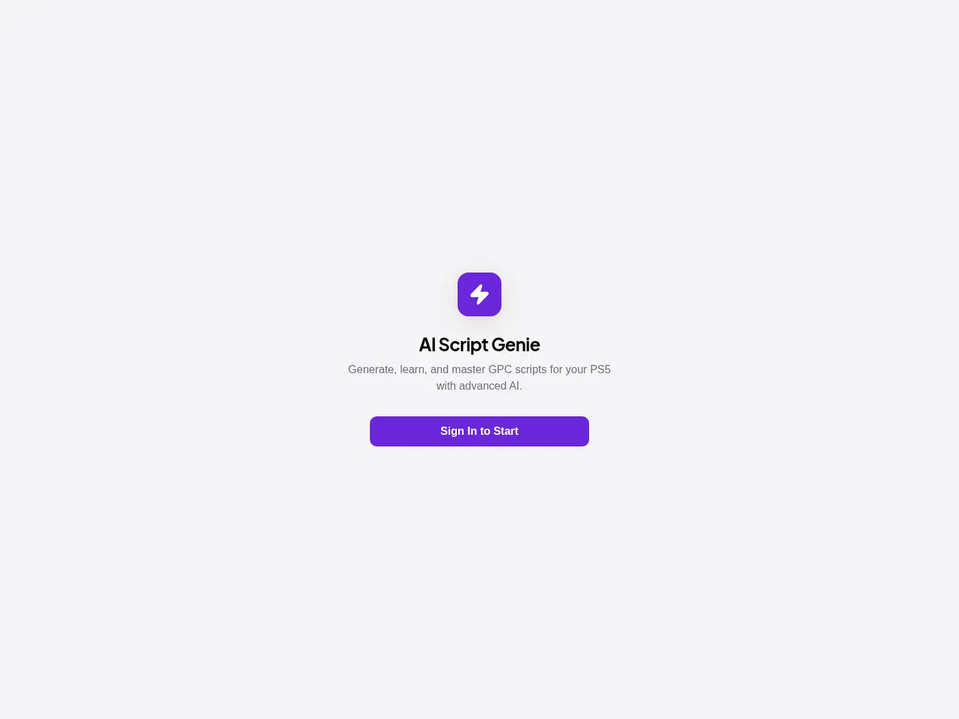 AI Script Genie