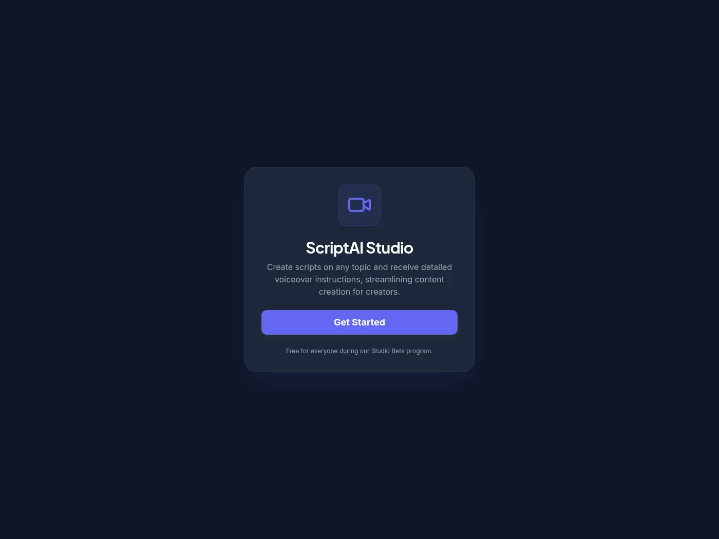 ScriptAI Voice Studio